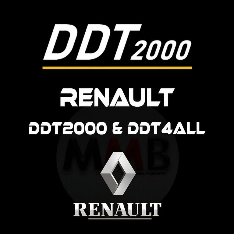 RENAULT DDT2000 & DDT4ALL MMB SOFTWARE AUTOMOTIVE