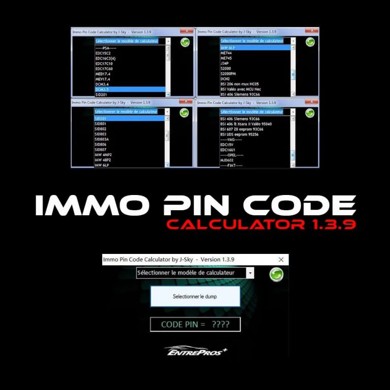 IMMO PIN Code Calculator 1.3.9 - Générateur de Codes PIN